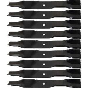 (9 pack) premium medium lift replacement xht lawn mower blade fits toro/wheel horse 633484 | 17.90625" x 2.5" / 0.625" hole