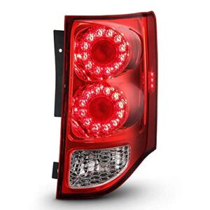 acanii - for 2011-2020 dodge grand caravan factory led tail light brake lamp assembly replacement rear passenger side