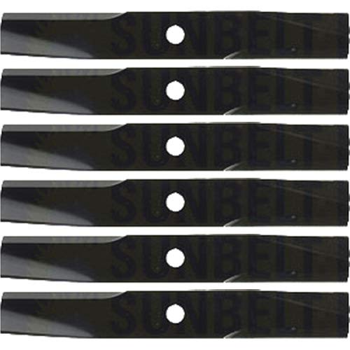 (6 Pack) Premium Medium Lift Replacement XHT Lawn Mower Blade Fits Toro/Wheel Horse 107982 | 14" x 2" / 0.6875" Hole