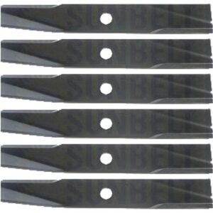 (6 pack) premium medium lift replacement xht lawn mower blade fits toro/wheel horse 106077 | 13.875" x 2" / 0.75" hole