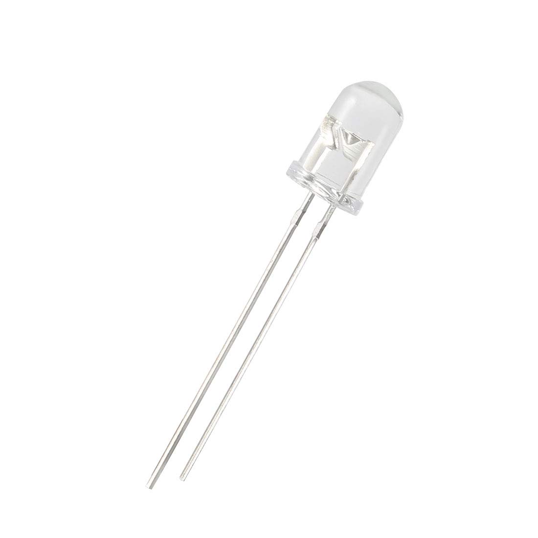 uxcell 10pcs Photosensitive Diode Photodiodes Light Sensitive Sensors,5mm Clear Round Head Receiver Diode