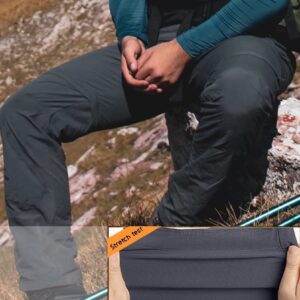 BIYLACLESEN Tactical Pants Men Lightweight Camping Pants Cargo Pants Men Hiking Pants Mens Outdoor Pants Work Pants for Men Quick Dry Pants Men Fishing Multi Pockets