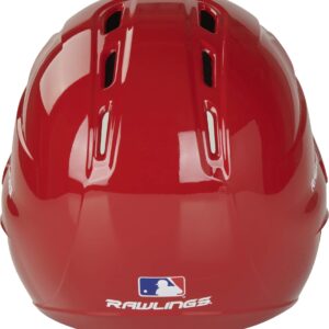 Rawlings | R16 VELO Baseball Batting Helmet | Junior (6 3/8" - 7 1/8") | Scarlet