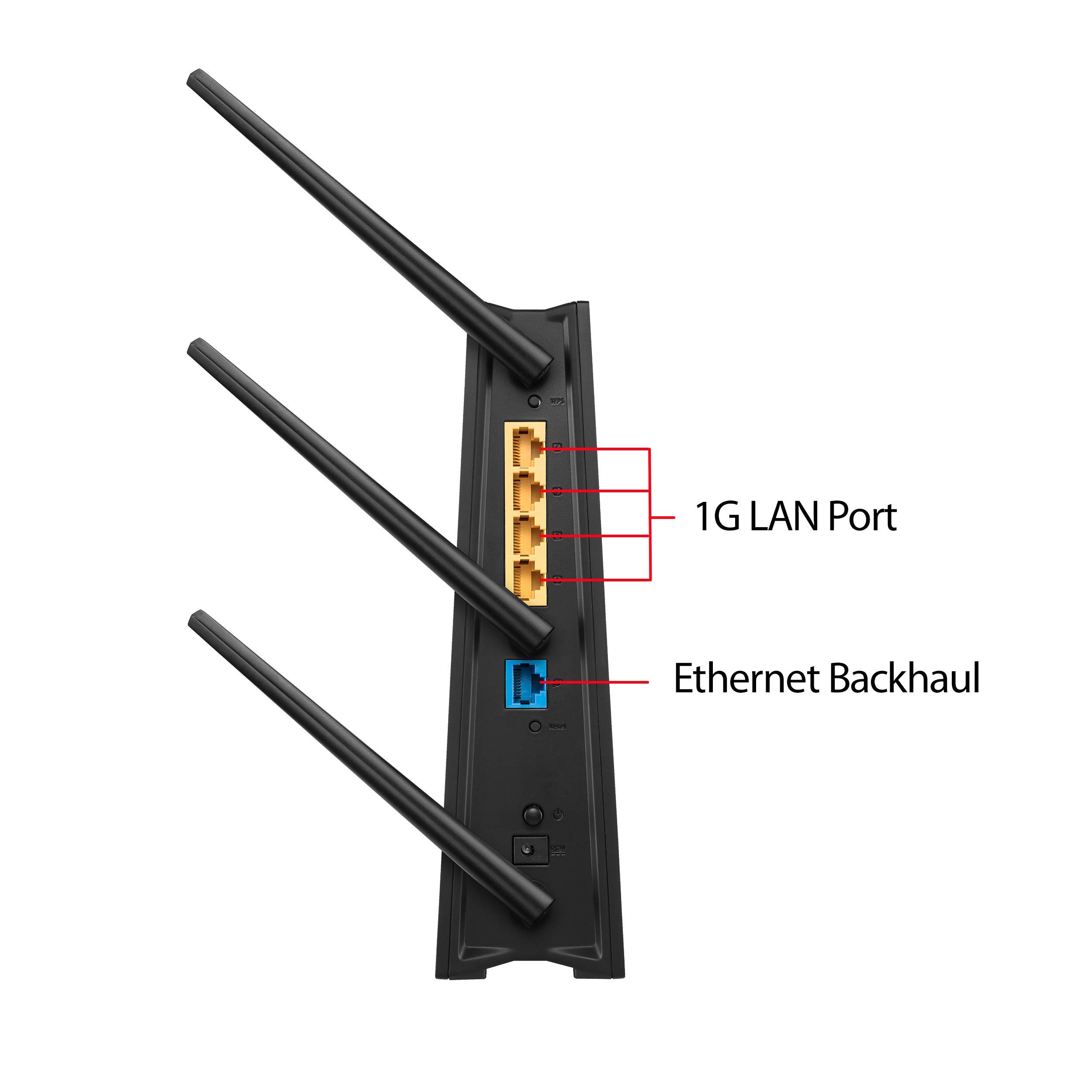 ASUS Dual Band WiFi Repeater & Range Extender (RP-AC1900) - Coverage Up to 3000 sq.ft, Wireless Signal Booster for Home, AiMesh Node, Easy Setup