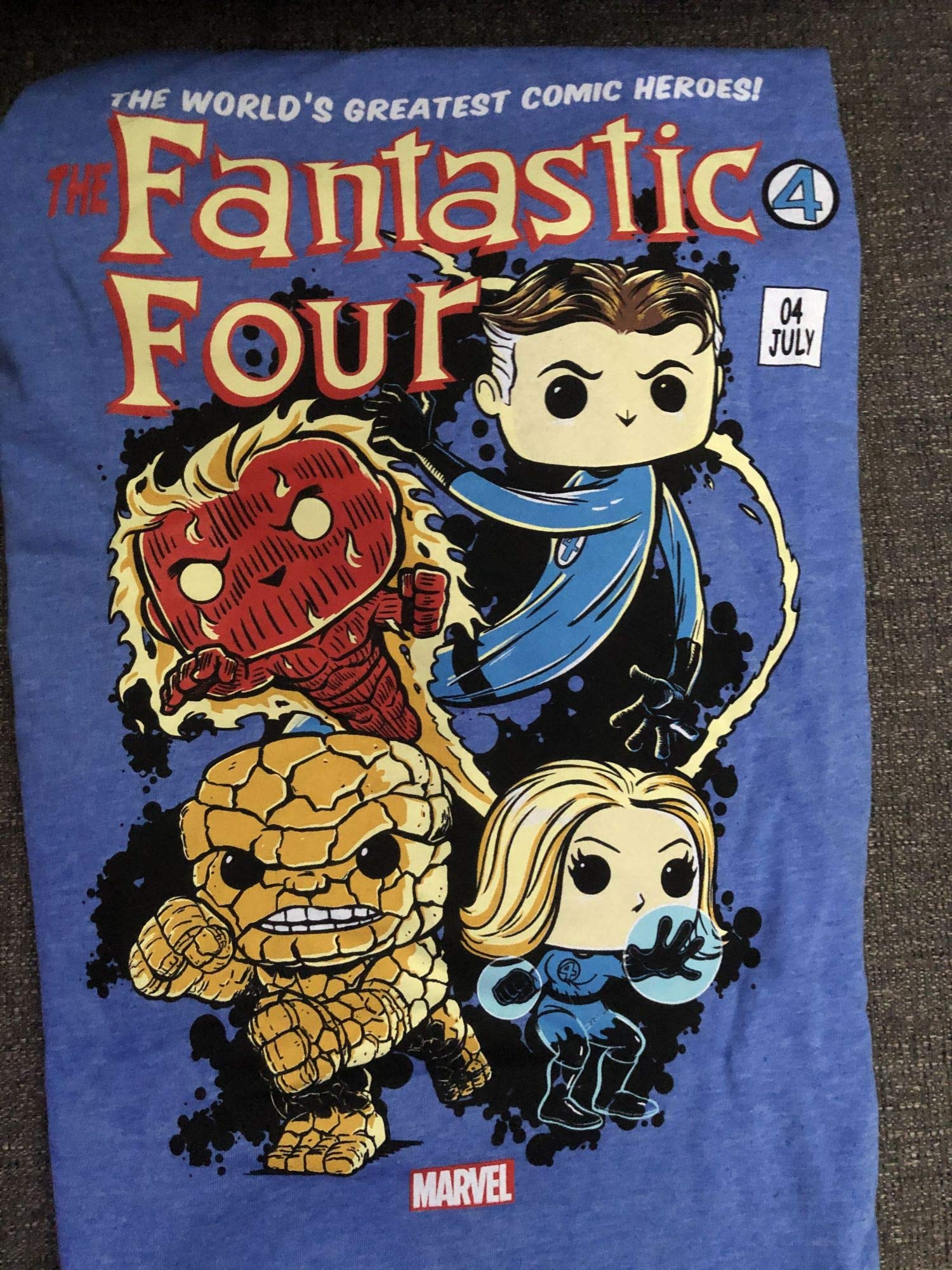 Funko Marvel Collector Corps Subscription Box, Fantastic Four - M, January 2020