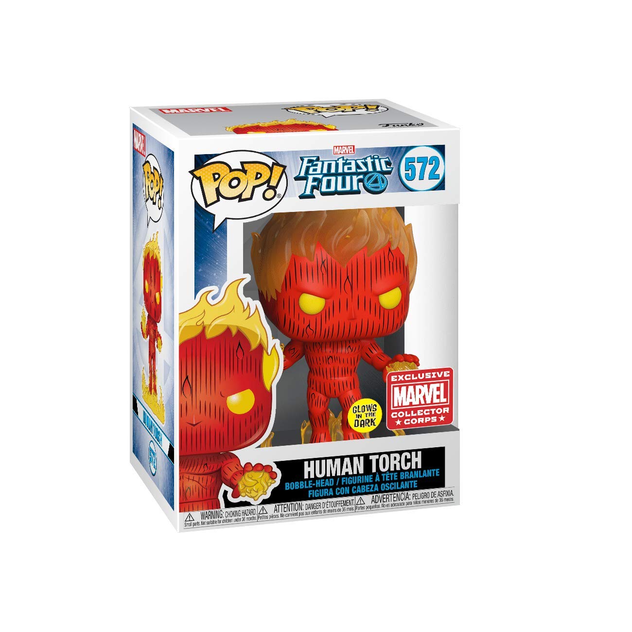 Funko Marvel Collector Corps Subscription Box, Fantastic Four - M, January 2020