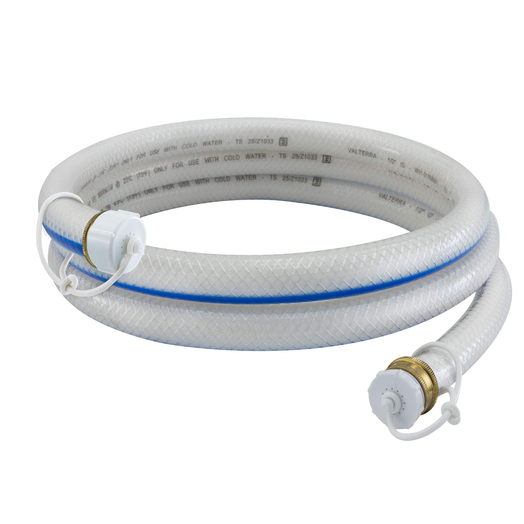 RecPro White Carded Drinking Water Hose Storage Cap | Hose Plug | 3/4 Male and Female (2 Cap)