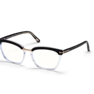 Tom Ford Women's Eyeglasses TF5550-B TF/5550-B Black/Crystal Optical Frame 54mm