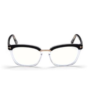 Tom Ford Women's Eyeglasses TF5550-B TF/5550-B Black/Crystal Optical Frame 54mm