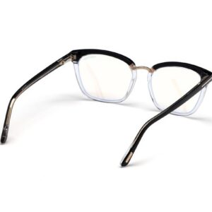 Tom Ford Women's Eyeglasses TF5550-B TF/5550-B Black/Crystal Optical Frame 54mm