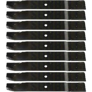 (9 pack) premium medium lift replacement xht lawn mower blade fits toro/wheel horse 69-6920-03 | 20" x 2.5" / 0.625" hole