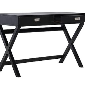 Linon Home Décor Jaycee Black Writing Desk