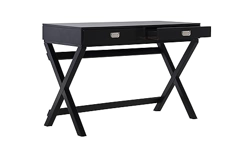 Linon Home Décor Jaycee Black Writing Desk