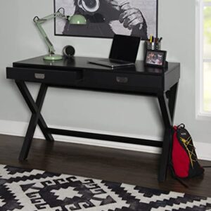 Linon Home Décor Jaycee Black Writing Desk