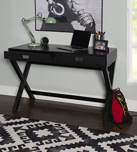 Linon Home Décor Jaycee Black Writing Desk