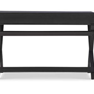 Linon Home Décor Jaycee Black Writing Desk