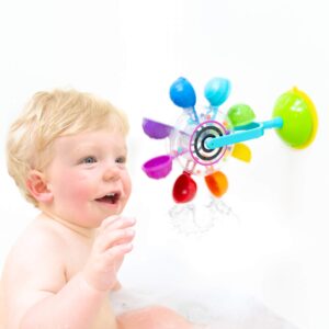 Sassy Whirling Wheel Waterfall & Rain Barrel Connecting Tubes - 9Piece Set - Ages 6+ Months