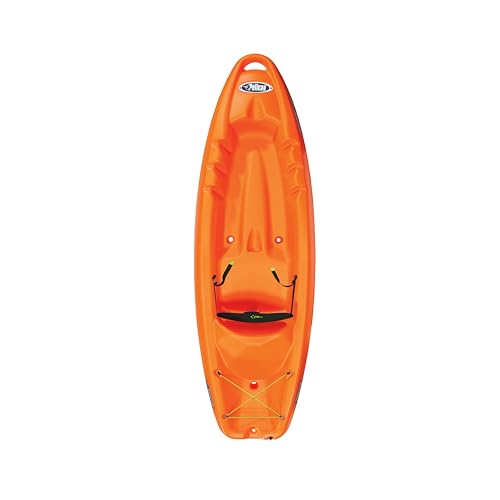 Pelican - Sonic 80X Youth Kayak - Sit-on-Top - Recreational Kayak - 8ft,Orange