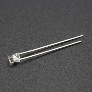 uxcell 20pcs Photosensitive Diode Photodiodes Light Sensitive Sensors,3mm Clear Flat Head Receiver Diode