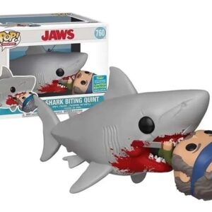 Funko POP! Movies Jaws: Shark Biting Quint Figure - 2019 Convention Exclusive