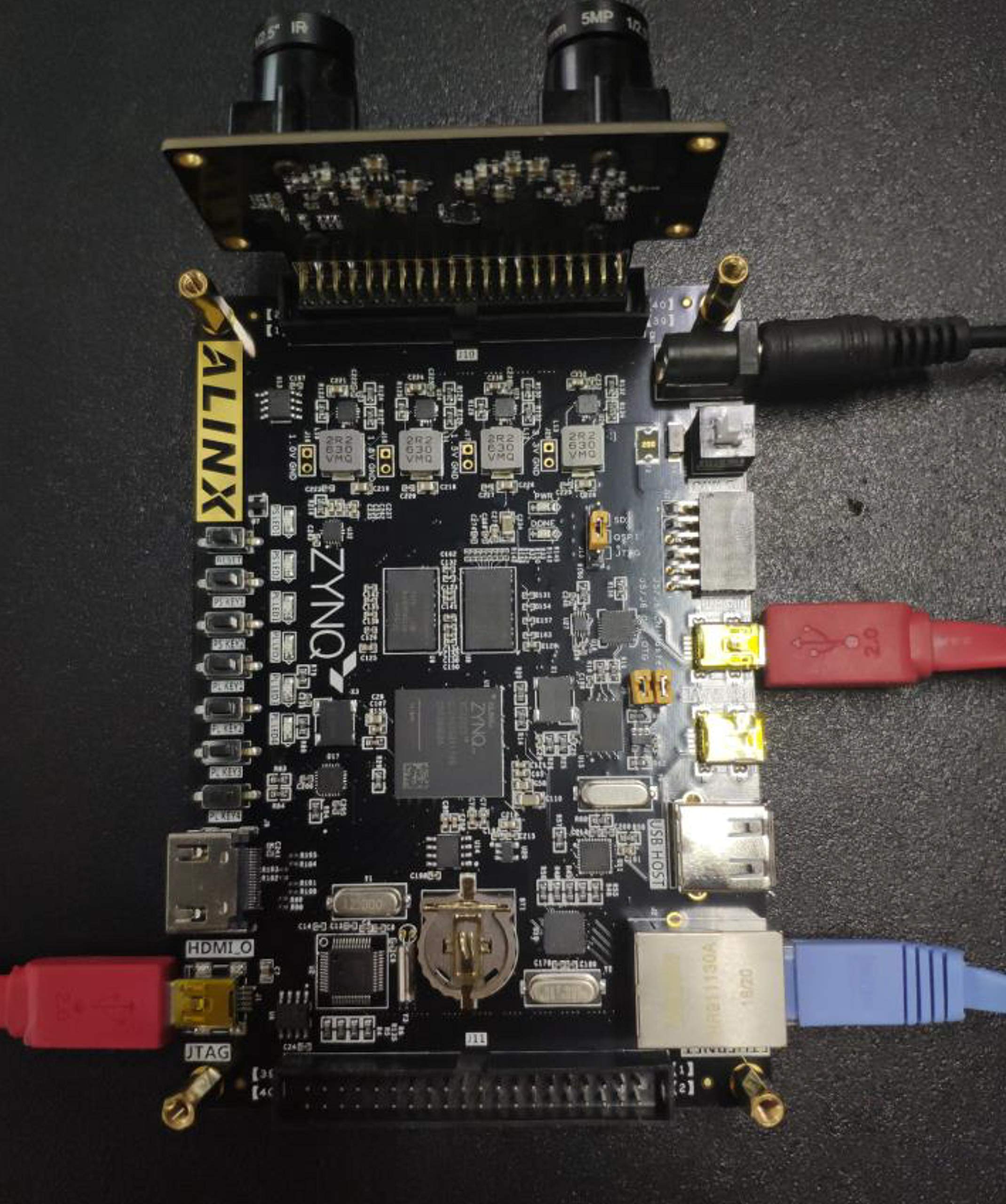 ALINX Brand Xilinx Zynq-7000 ARM/Artix-7 FPGA SoC Development Board Zedboard (AX7020, FPGA Board with DA/AD/Camera/LCD Module)