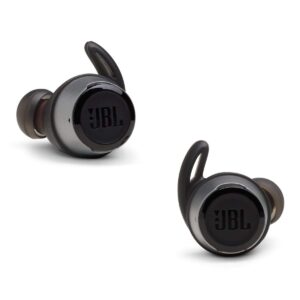 jbl reflect flow - true wireless earbuds, bluetooth sport headphones with microphone, waterproof, up to 30 hours battery, charging case and quick charge (black)