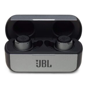 JBL REFLECT FLOW - True Wireless Earbuds, bluetooth sport headphones with microphone, Waterproof, up to 30 hours battery, charging case and quick charge (black)