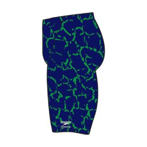 speedo men's wrack it up jammer navy/green 28