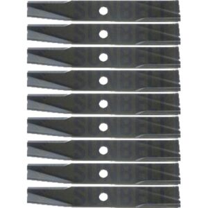 (9 pack) premium high lift replacement xht lawn mower blade fits toro/wheel horse 115505903 | 17.5" x 2.25" / 0.625" hole