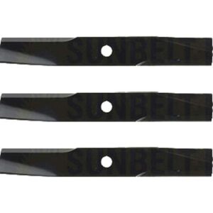 (3 pack) premium medium lift replacement xht lawn mower blade fits toro/wheel horse 107982 | 14" x 2" / 0.6875" hole