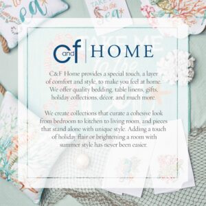 C&F Home Bluewater Bay King Cotton Quilt Set All-Season Oversized Reversible Nautical Coastal Beach Theme Bedspread 3 Pcs with Shams King 3 Piece Set Blue