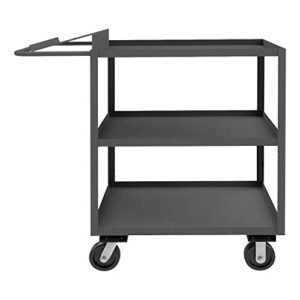 durham opc-304848-3-6ph-95 order picking cart, slanted shelf