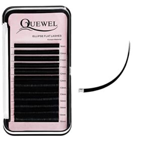 quewel eyelash extensions ellipse flat 0.15mm curl d mix-9-16mm matte black|0.15/0.20mm curl c|cc|d|dd mix-8-15mm mix-9-16mm single 8-18mm|(0.15 d mix9-16)