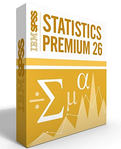 IBM SPSS Statistics Grad Pack Premium V26.0 12 Month License for 2 Computers Windows or Mac