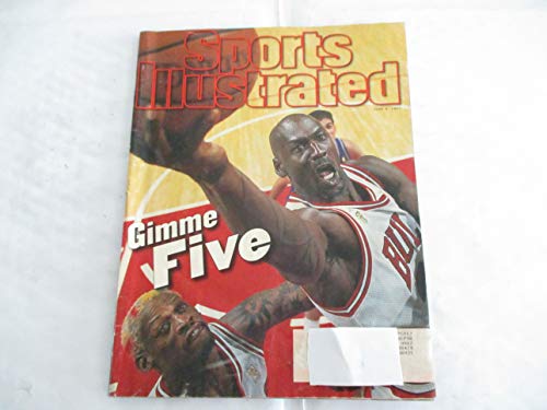 JUNE 9, 1997 SPORTS ILLUSTRATED MAGAZINE FEATURING MICHAEL JORDAN OF THE CHICAGO BULLS * GIMME FIVE*