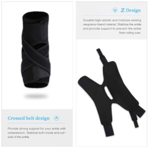 Vbestlife. Ankle Brace, Adjustable Compression Foot Drop Ankle Brace Support Stabilizer Drop Foot Brace Drop Foot Brace For Slee