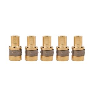 hilitand 5pcs welding gun tip adapters, 169716 brass gas diffuser welding accessory for miller m-10/15 hobart mig welding gun