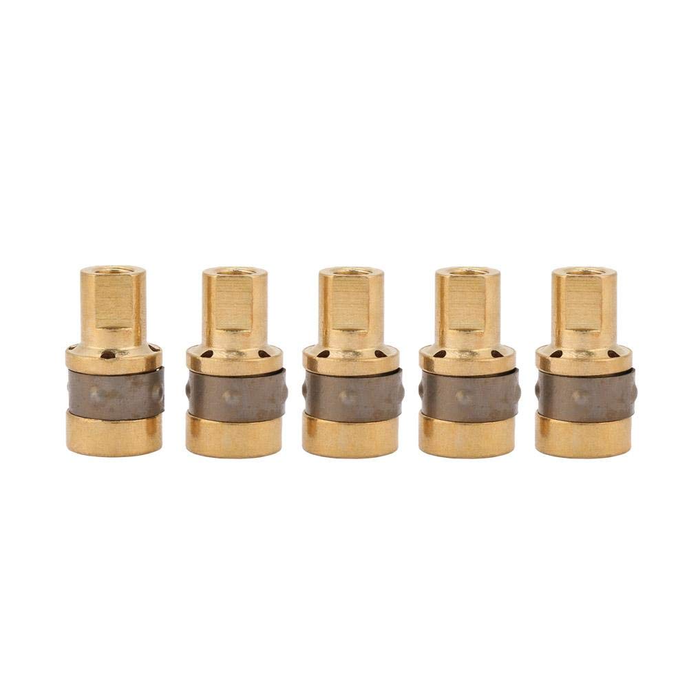 Hilitand 5PCS Welding Gun Tip Adapters, 169716 Brass Gas Diffuser Welding Accessory for Miller M-10/15 Hobart MIG Welding Gun