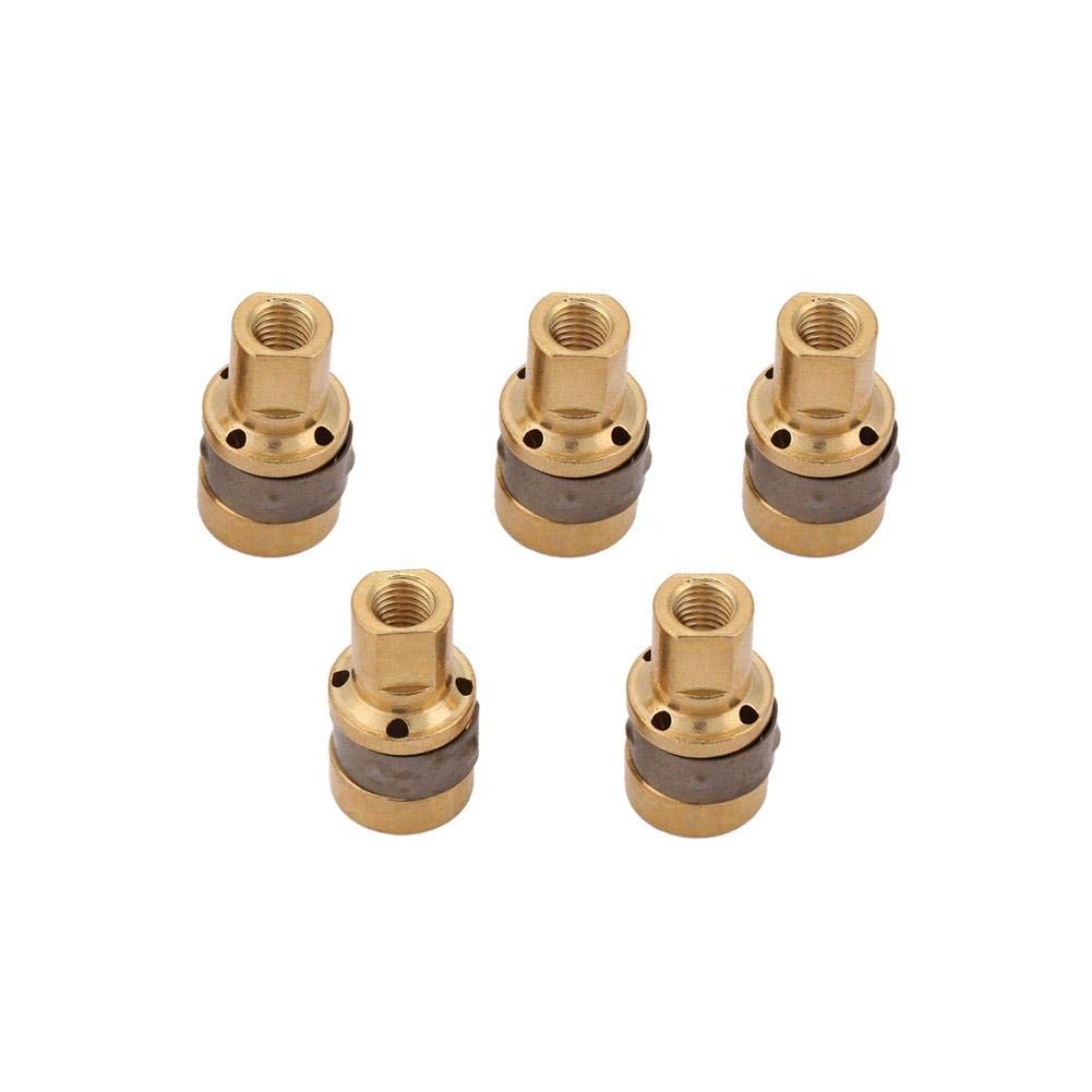 Hilitand 5PCS Welding Gun Tip Adapters, 169716 Brass Gas Diffuser Welding Accessory for Miller M-10/15 Hobart MIG Welding Gun