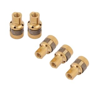 Hilitand 5PCS Welding Gun Tip Adapters, 169716 Brass Gas Diffuser Welding Accessory for Miller M-10/15 Hobart MIG Welding Gun