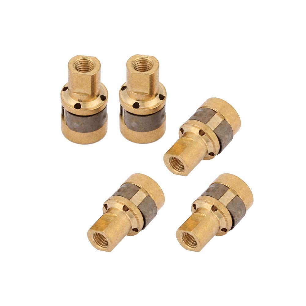 Hilitand 5PCS Welding Gun Tip Adapters, 169716 Brass Gas Diffuser Welding Accessory for Miller M-10/15 Hobart MIG Welding Gun