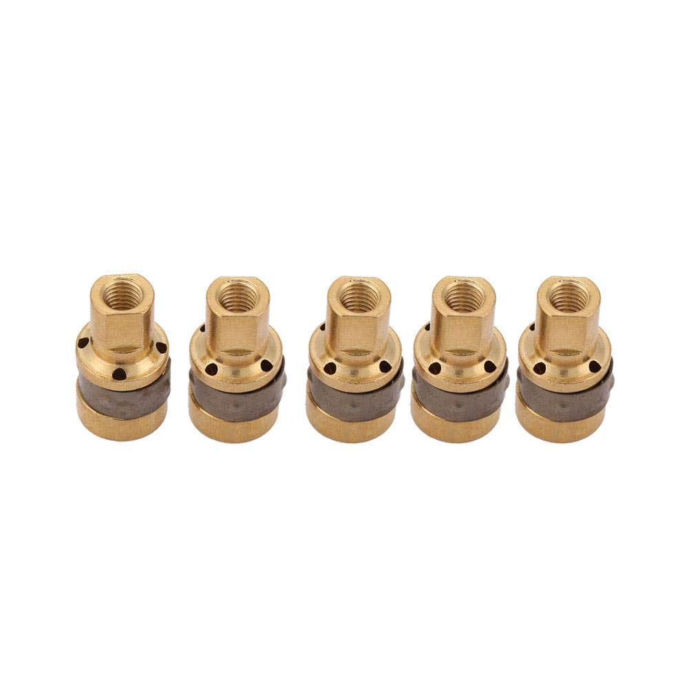 Hilitand 5PCS Welding Gun Tip Adapters, 169716 Brass Gas Diffuser Welding Accessory for Miller M-10/15 Hobart MIG Welding Gun