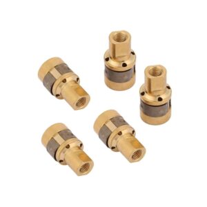 Hilitand 5PCS Welding Gun Tip Adapters, 169716 Brass Gas Diffuser Welding Accessory for Miller M-10/15 Hobart MIG Welding Gun