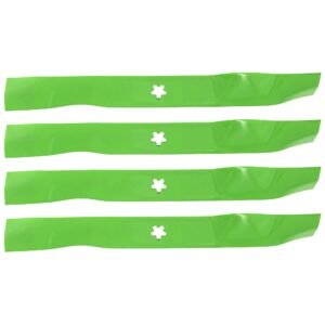 8TEN LawnRAZOR Mower Blade for AYP Husqvarna LT LTH 130 1542 1842 42 Inch 134149 138971 138498 532134149 (Mulching) 4 Pack