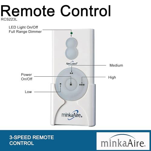 Minka-Aire RCS223L Remote Control, Grey