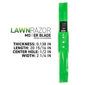 8TEN LawnRAZOR Blade for Lesco Toro Recycler 21 inch Deck 11-9419 14-1659 14-9419 75-9420 91-2256 050808 (High-Lift)