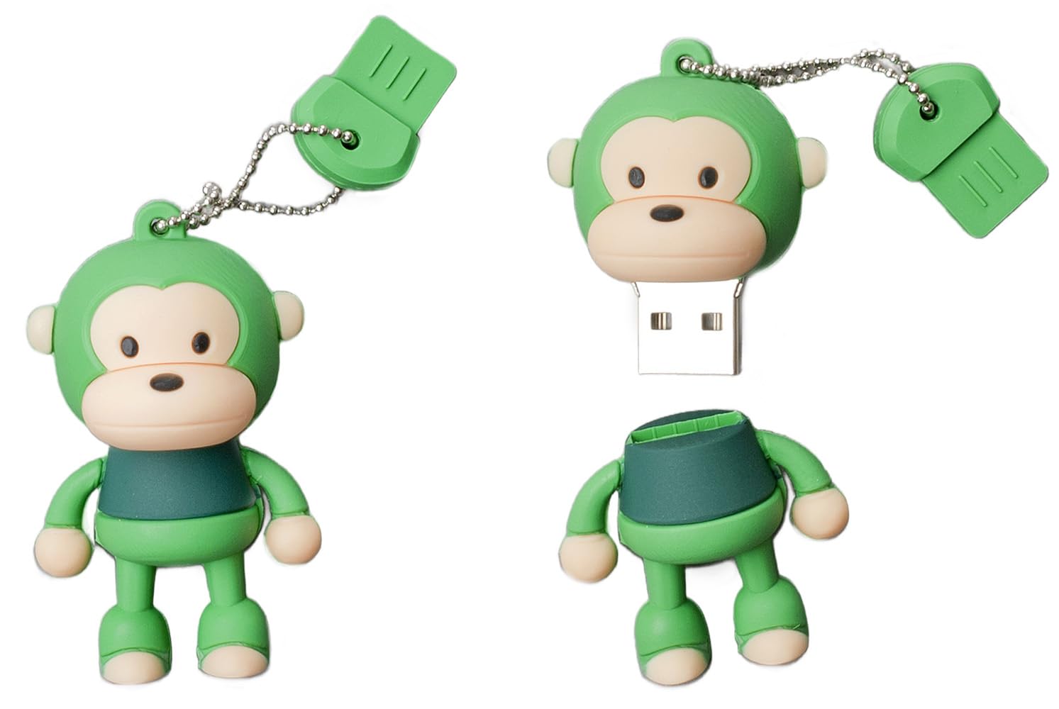 USB Flash Memory Drive(Stick/Pen/Thumb) 32GB Monkey (Black/Green)