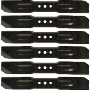 (6 pack) premium medium lift replacement xht lawn mower blade fits toro/wheel horse 683682 | 20.875" x 3" / 0.625" hole