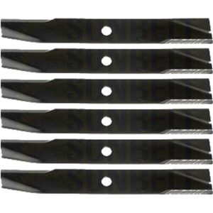 (6 pack) premium medium lift replacement xht lawn mower blade fits toro/wheel horse 106078 | 16" x 2" / 0.75" hole