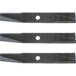 (3 pack) premium high lift replacement xht lawn mower blade fits toro/wheel horse 112-9759 | 17.5" x 2.25" / 0.625" hole